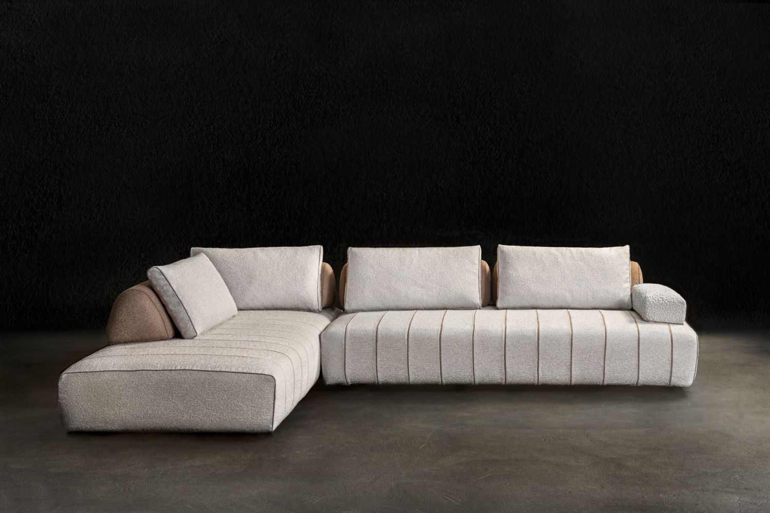 GALET CORNER SOFA - Dafi